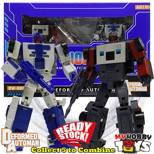 Deformed Automan Transformable Robot - Fast Pioneer BW-001 ( G1 Menasor ...