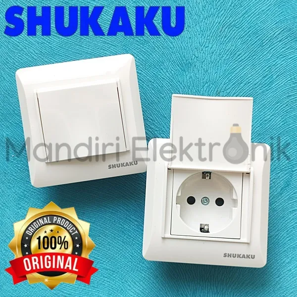 Stop Kontak Tutup Shukaku Stop Kontak Inbow + Cover SHUKAKU SKU 8625 ...