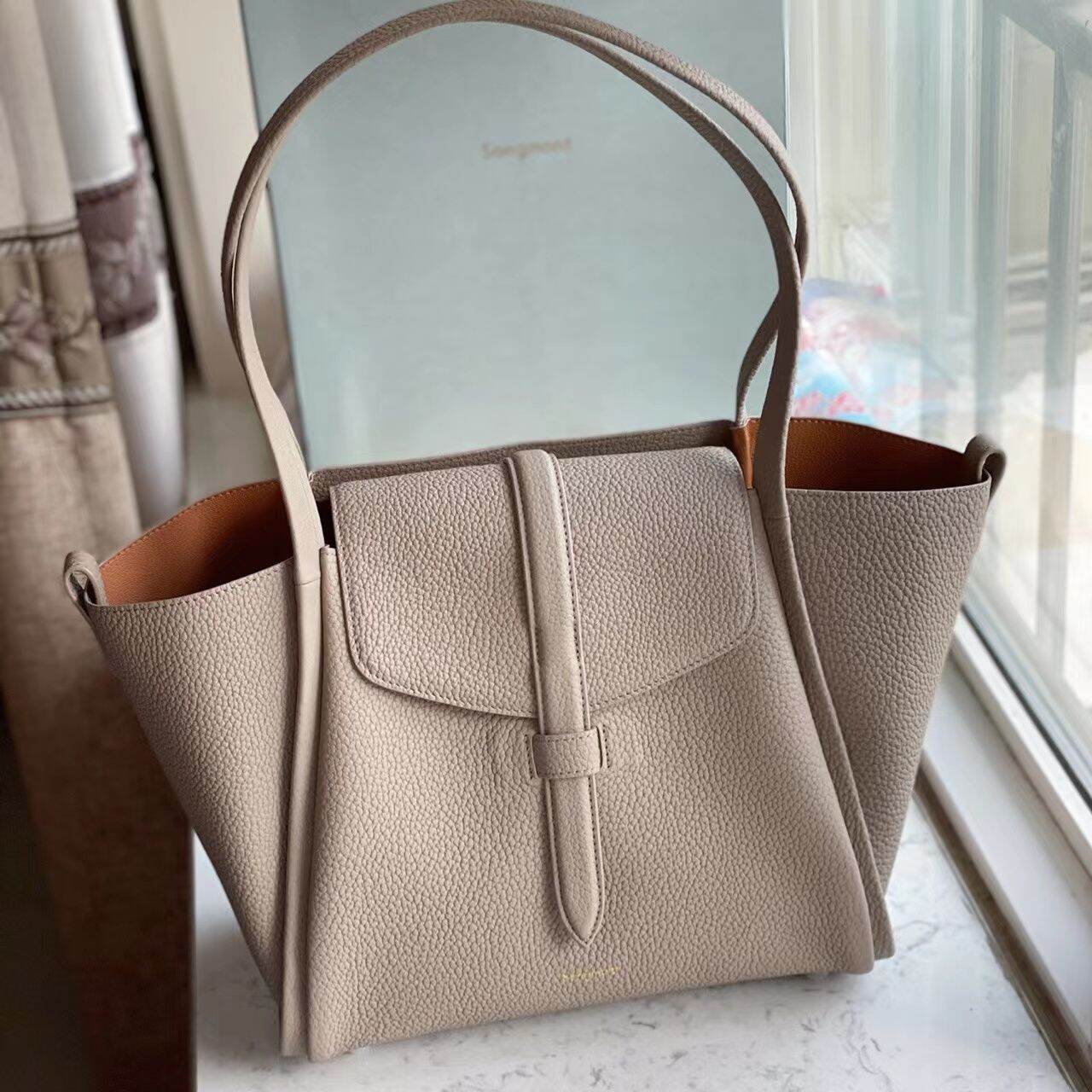 LEGOGO ตะกร้าขนาดกลาง2022ชุดตะกร้ากระเป๋าผู้หญิงแบบพกพาความจุมากหนังวัว ...