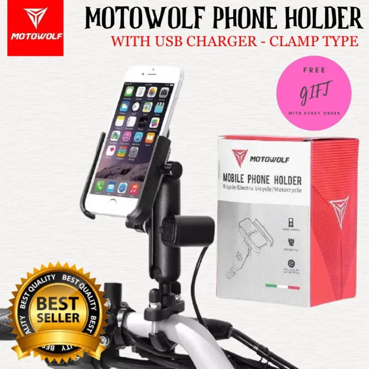 HONDA AIRBLADE 150 | (w/ Free) Original MOTOWOLF V3 CP Holder for ...