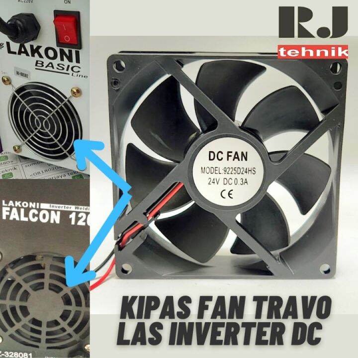 Kipas Fan Pendingin Mesin Travo Las Inverter DC Cooling Fan 24v 0,3A | Lazada Indonesia