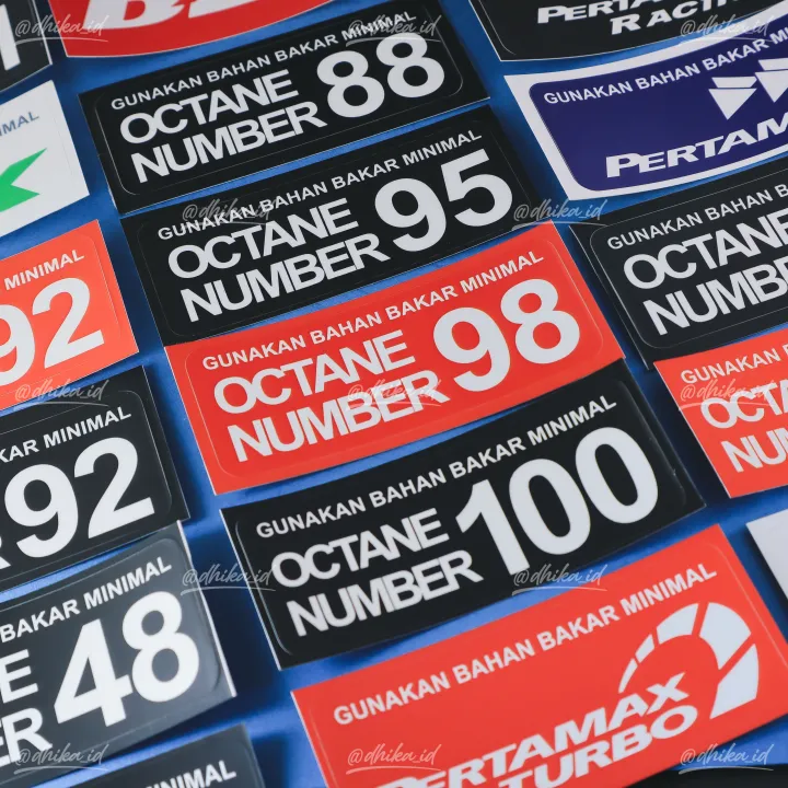 Sticker Stiker Tangki Bensin Mobil Motor Gunakan Bahan Bakar Minimal ...
