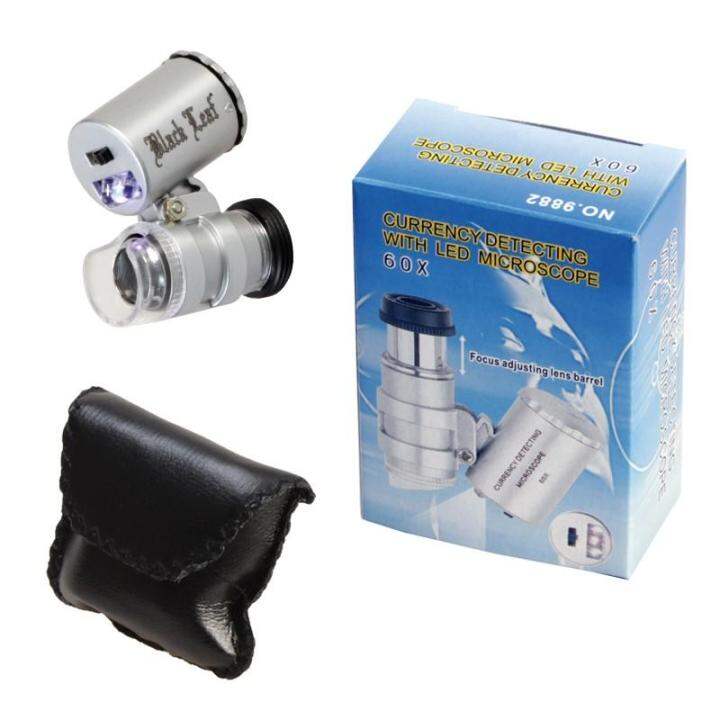*READY STOCK* Portable LED Microscope with UV Light Currency Detecting ...