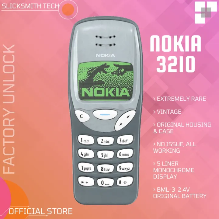 Original Nokia 3210 Factory Unlock | Vintage Phone | Lazada PH