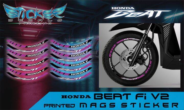 honda BEAT Mags Sticker | Lazada PH