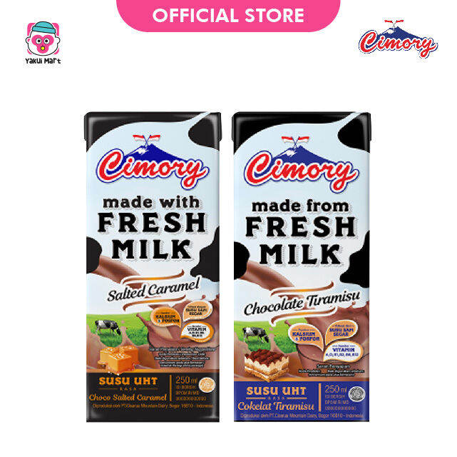 Cimory Fresh Milk Susu UHT 250ml Ready To Drink Berbagai Varian Rasa ...