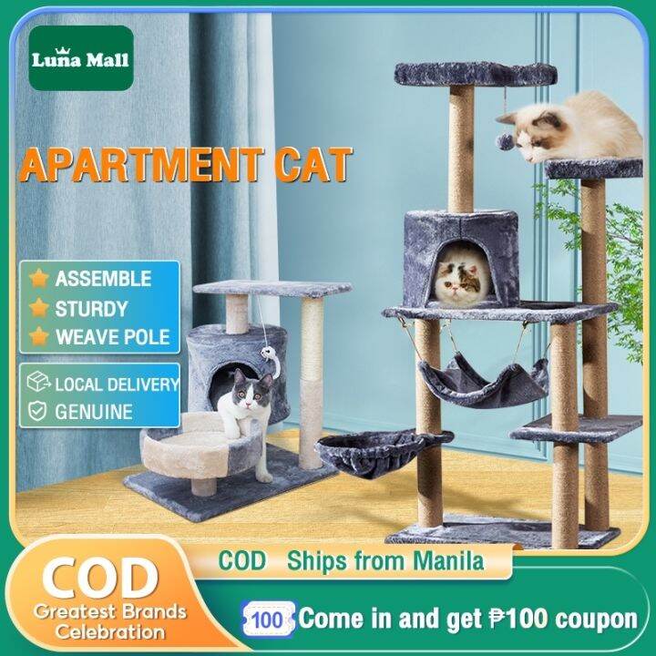 Large Cat house Cat condo Cat tower Cat tree Cat Stand house Game tower ...