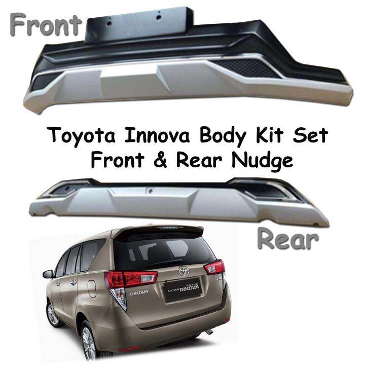 TOYOTA INNOVA BODY BUMPER KIT SET FRONT & REAR NUDGE BAR UNDER RUNNER ...