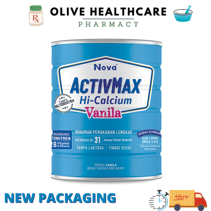 NOVA ACTIVMAX Hi-Calcium Vanilla 900G | Lazada