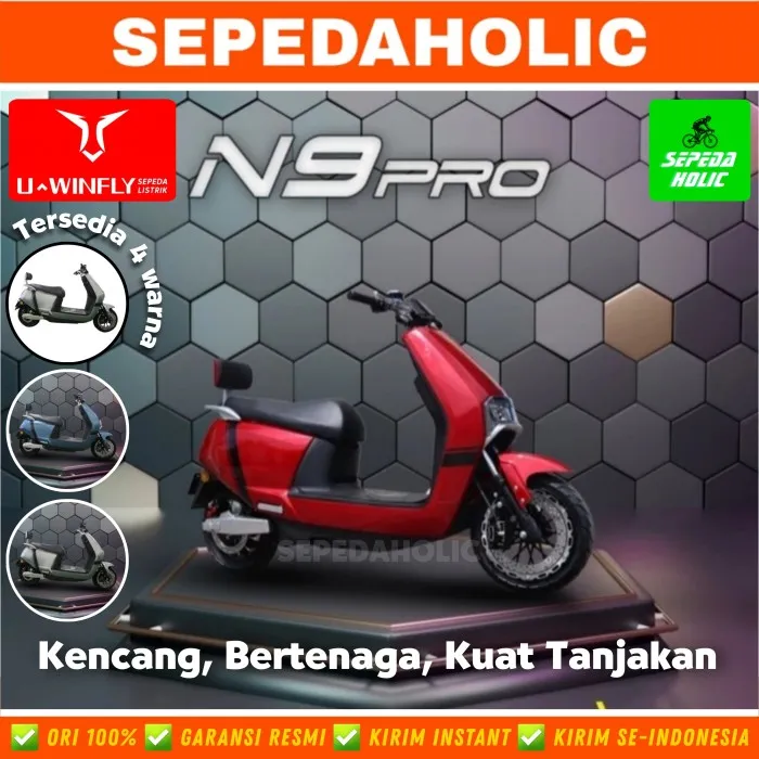 Sepeda Motor Listrik UWINFLY N9 PRO Electric 2000 Watt Electric Bike | Lazada Indonesia