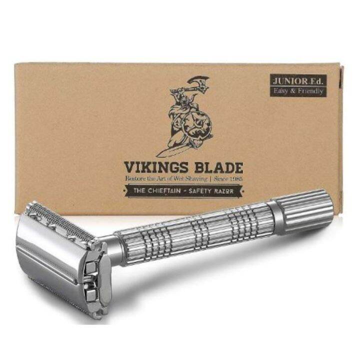 Vikings Blade The Chieftain JR Safety Double Edge Razor Slim Mild ...