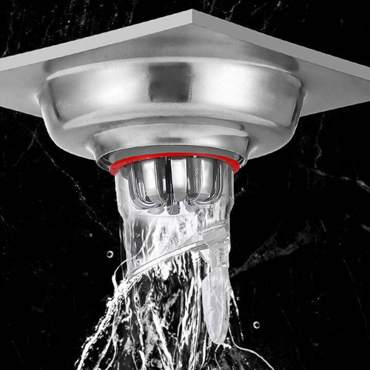 Floor Drain，Shower Bathroom Kitchen Floor Drain Anti-Backflow One-Way Drain Valve Under The ...