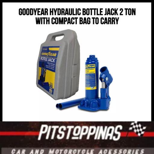 GOODYEAR HYDRAULIC BOTTLE JACK 2 TON WITH COMPACT BAG TO CARRY | Lazada PH