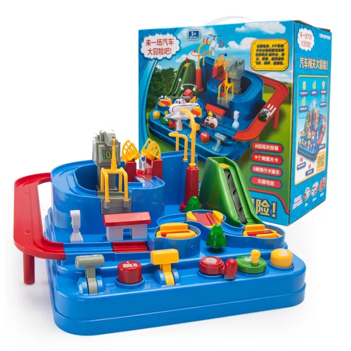 💥Stock Clearance💥 Train Track Car adventure Rescue City Track Friction ...