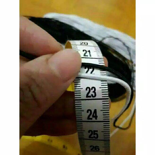 tali karet sengkelit karet kancing 2mm isi 22meteran | Lazada Indonesia