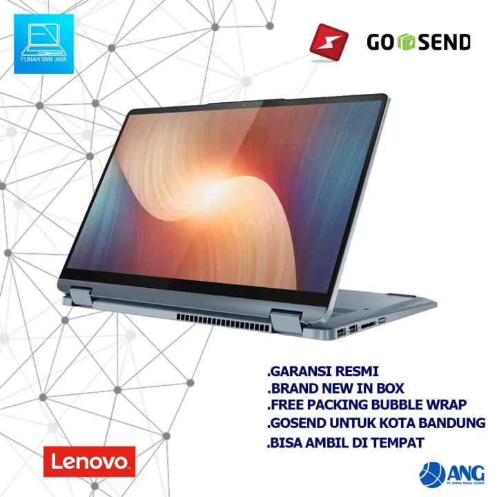 LAPTOP LENOVO FLEX 5 82R900 3YID AMD RYZEN 5-5500U/ 16GB/ 512GB SSD NVME /14" IPS TOUCH / WIN 11 ...