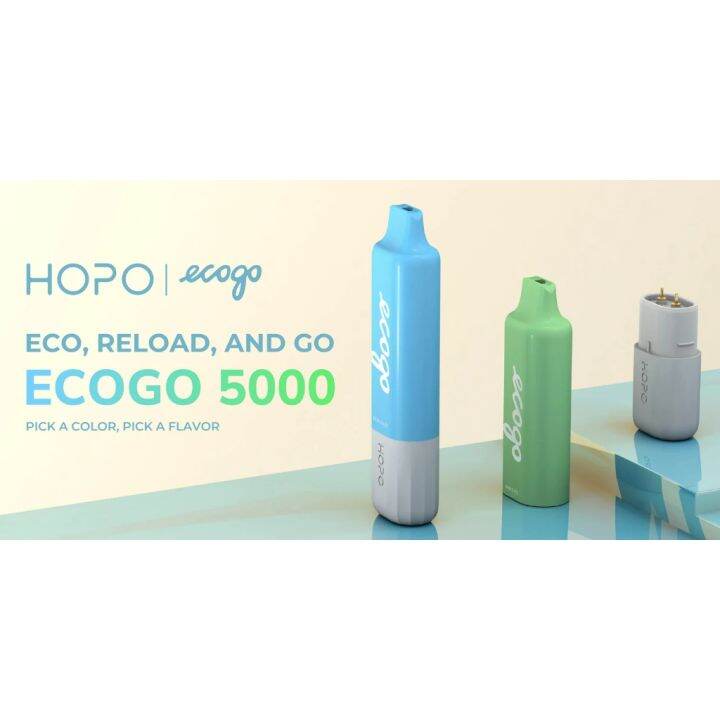 High-quality ecogo hopo eco 5000 reload go disposable chillax ...