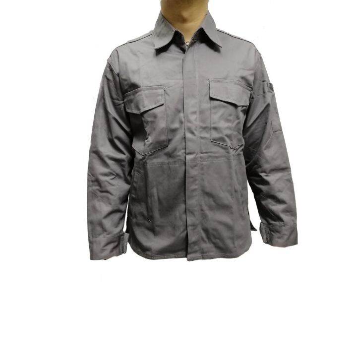 ♨ 3 color Double Sleeve Layer Work zip jacket/ Welding Coat Heat/Flame ...