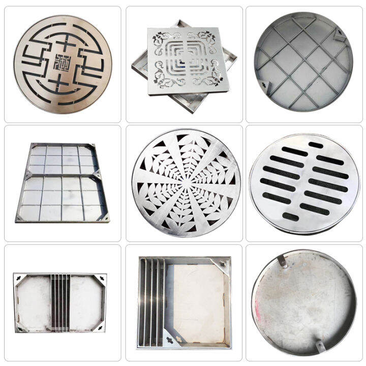Customized 304 stainless steel manhole cover grid plate linear drainage ...