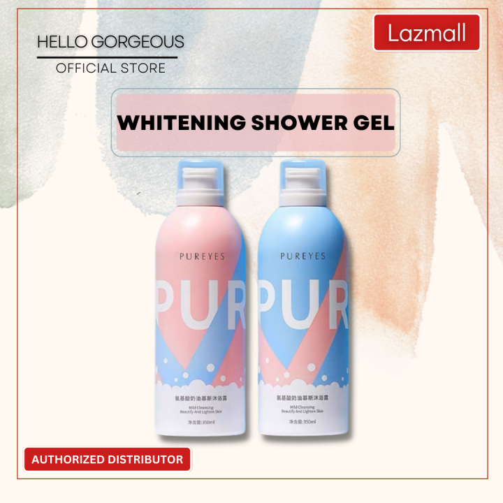 💯🥥PUREYES whitening shower gel korean Pureyes Amino Acid Cream Mousse Shower Gel Whitening ...
