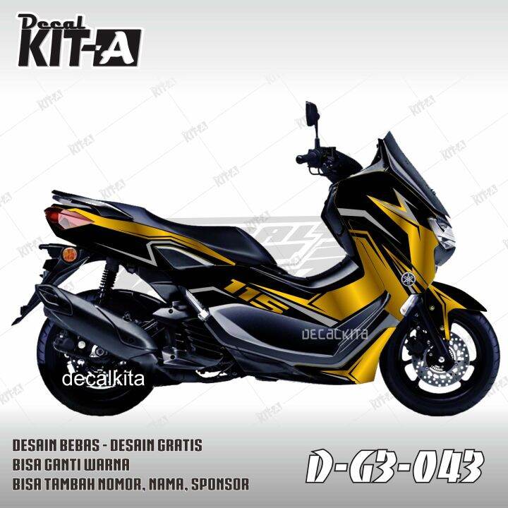 Sticker Nmax full body hello kuning decal stiker nmax new 2022 2021 ...