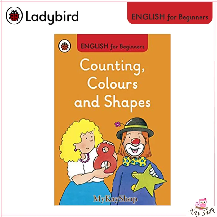 Ladybird English for Beginners-COUNTING, COLOURS AND SHAPES | Lazada