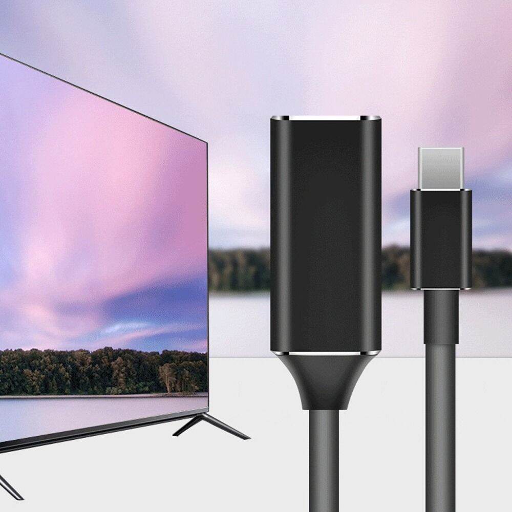 5210A ยูเอสบี สายเคเบิล Type C เป็น HDMI อะลูมิเนียมอะลูมิเนียมอะลูมิเนียม สายเคเบิล Type C เป็น ...