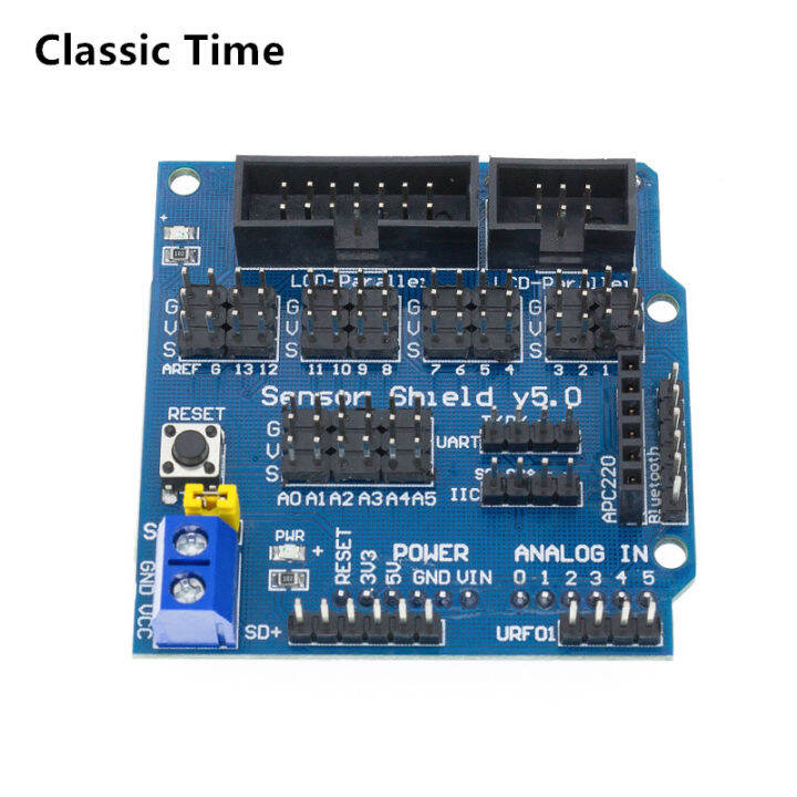 V5.0 Sensor Shield expansion board for arduino electronic building blocks robot accessories ...