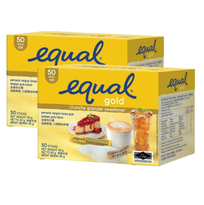 Equal Gold 0 Calorie Sweetener อิควล โกลด์ สารให้ความหวานแทนน้ำตาล 1g ...