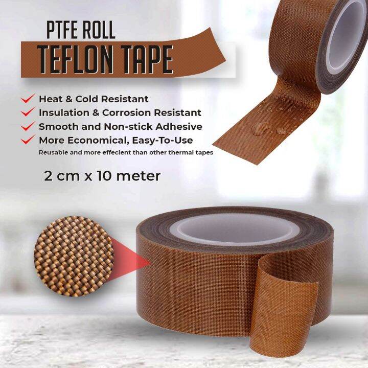 Ptfe Roll Teflon Tape | 2cm x 10 meter | Lazada PH