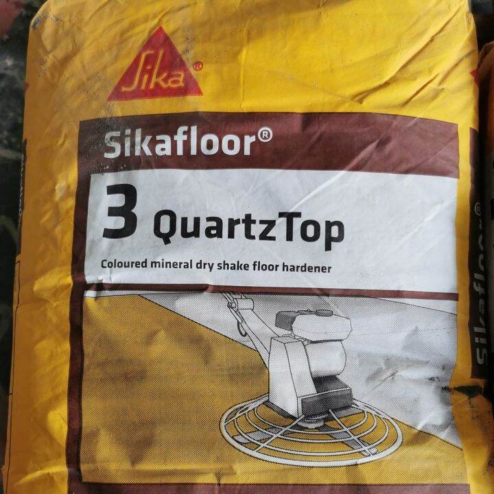 SIKAFLOOR-3 QUARTZTOP (25KG) MINERAL DRY SHAKE FLOOR HARDENER | Lazada
