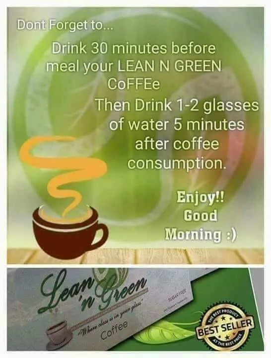 ( Set Of 6 ) 100% Original Lean N Green Slimming Coffee | Lazada PH