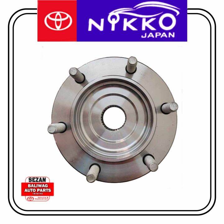 NIKKO JAPAN FRONT AXLE HUB ASSY TOYOTA FORTUNER HILUX 2015-2022 43502 ...