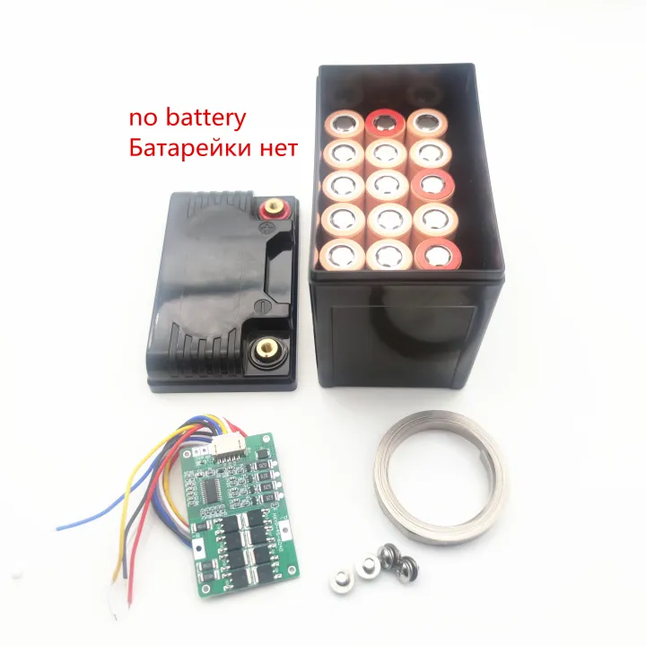 12V 5Ah 6Ah Motorcycle Power Battery Storage for 18650 Li-ion 32650 ...