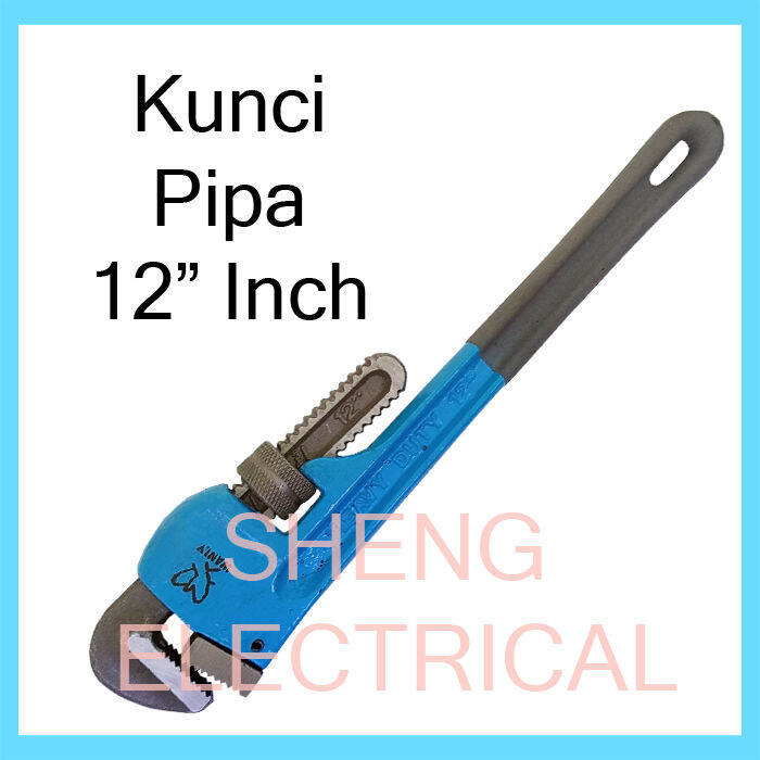 Kunci Pipa 12" Pipe Wrench 12in 12 inch inci Kunci Pipa Air Ledeng Baut ...