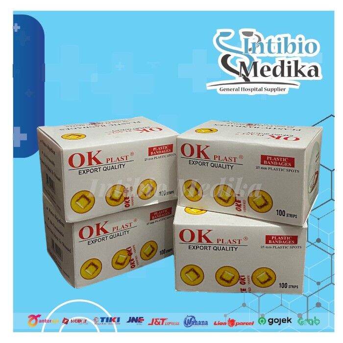 Plester Bulat OK Plast isi 100 | Lazada Indonesia