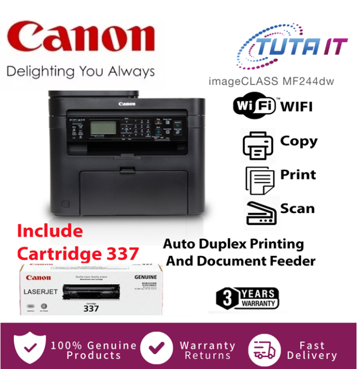 Canon imageCLASS MF244dw A4 All-In-One Mono Laser Printer | Lazada