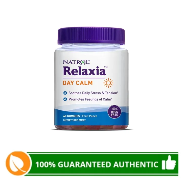 Natrol Relaxia™ Day Calm Fruit Punch Flavor 60 Gummies | Lazada PH
