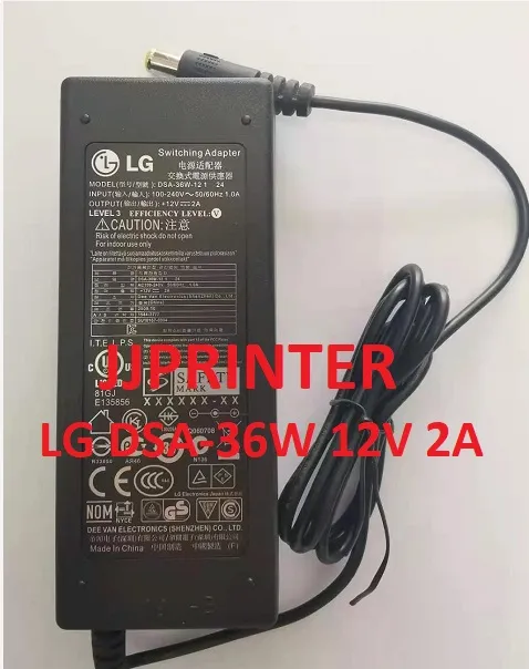 LG 12V 2A DSA-36W Switching Adapter For LG LCD LED Monitor | Lazada