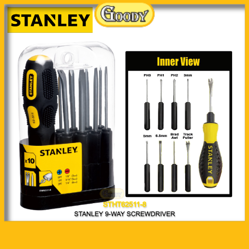 STANLEY STHT62511-8 9-way Screwdriver | Lazada