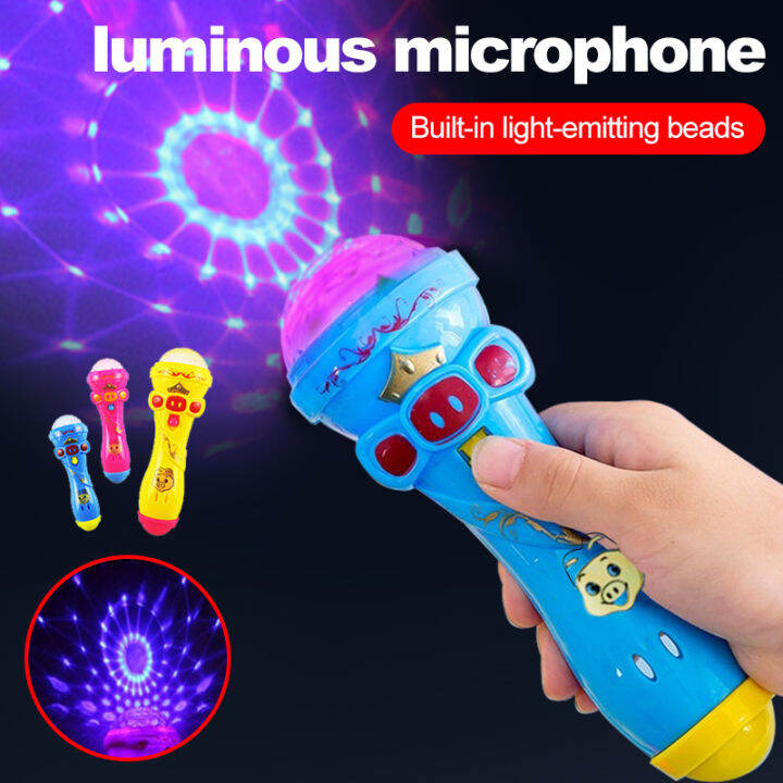 【In stock】Children's Simulated Starlight Microphone Projection Toy ...