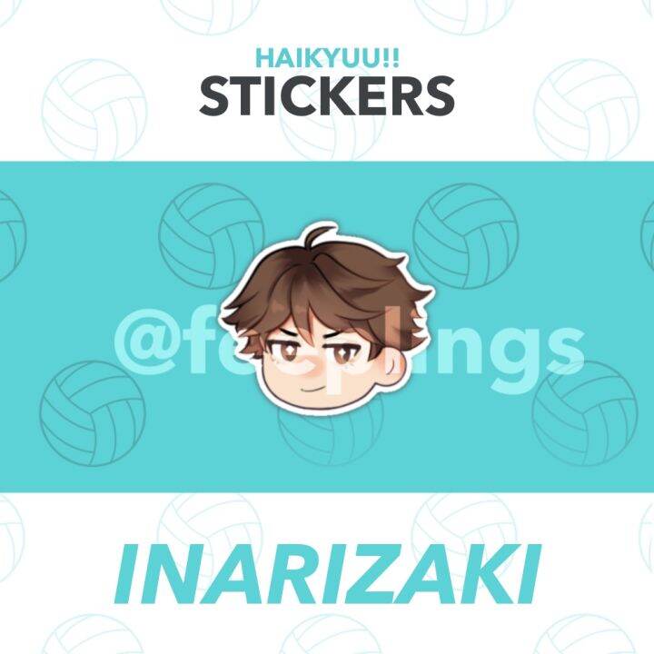 [feeplings] Haikyuu Waterproof Stickers Karasuno, Oikawa Toru, Anime ...