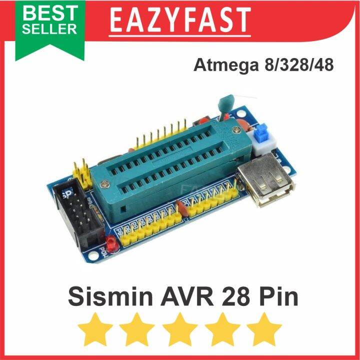 Sistem Minimum System Atmega8 Atmega328 Atmega48 28 Pin AVR Sismin | Lazada Indonesia