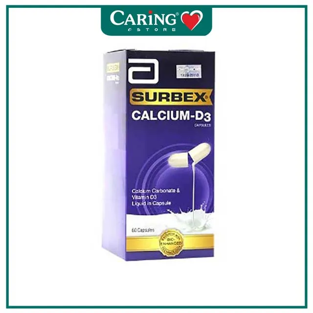 SURBEX CALCIUM D3 60C | Lazada