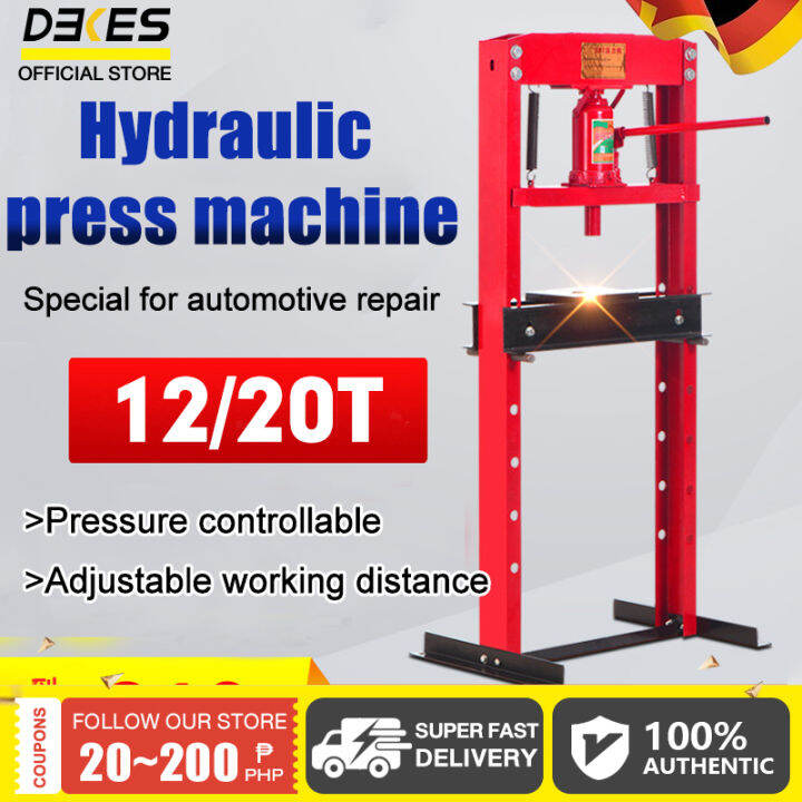 Hydraulic Shop Press 12T | 20T | 30T [SOLD PER PIECE] Press Manual ...