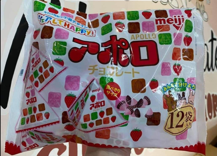 meiji Apollo Funsize chocolate strawberry | Lazada PH