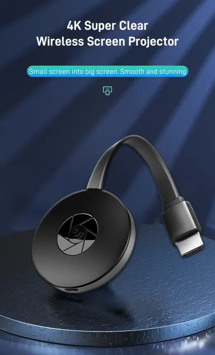 Geegobuy HD 4K Wireless Screen Projector Wireless Device To Display on ...