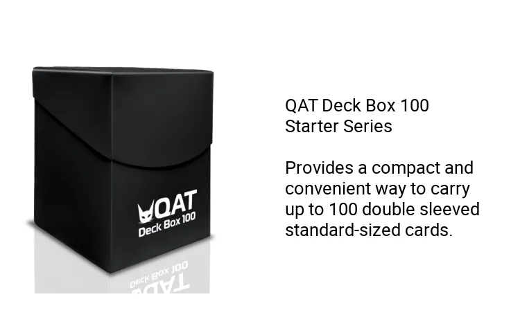 [QAT] Deck Box 100 Starter Series with Deck Divider | Lazada PH