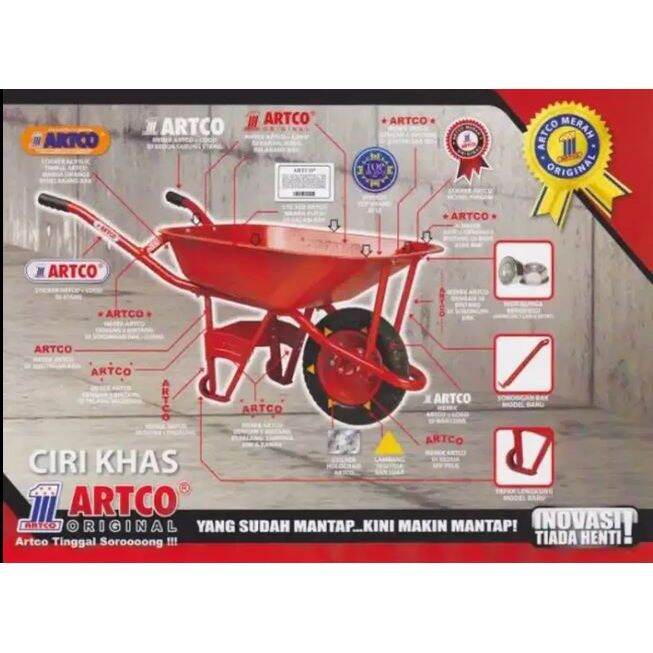 Gerobak sorong Ekonomis Artco ORIGINAL/ Grobak Arko/ Gerobak Pasir ...