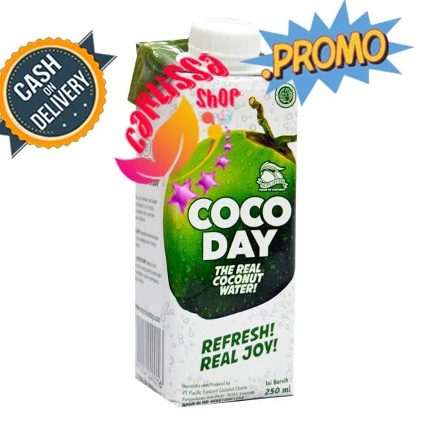 Coco Day Coconut Water Air Kelapa Asli 250ml Harga Terjangkau | Lazada ...